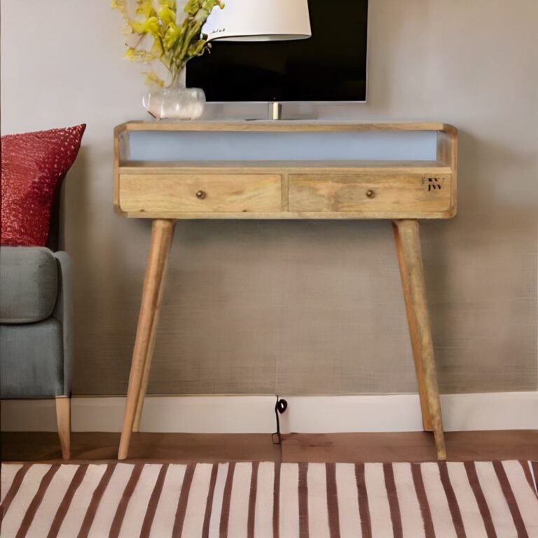 Lisa Solid Mango Wood Console Table - Jodhpur Wood